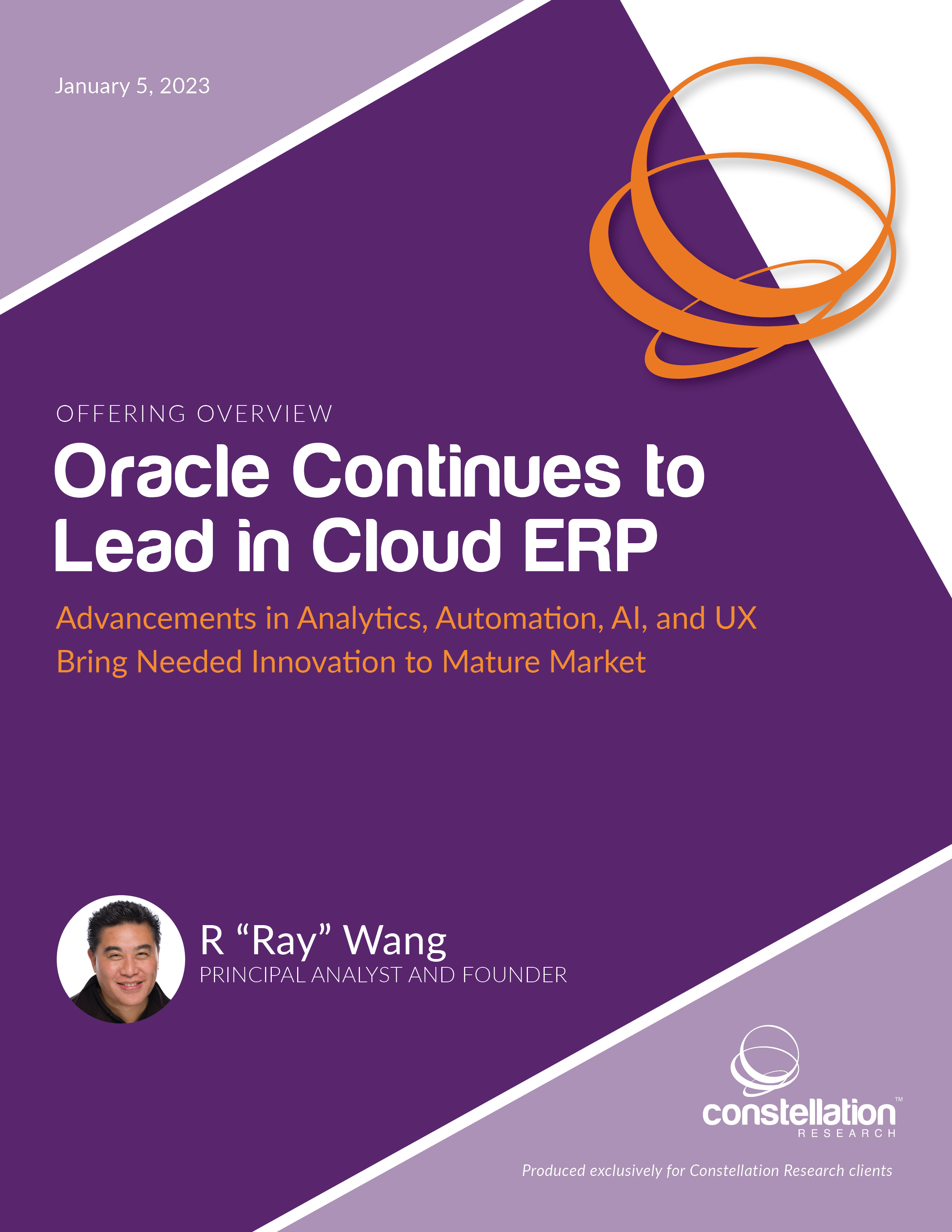 Oracle Continues To Lead In Cloud Erp Constellation Research Inc